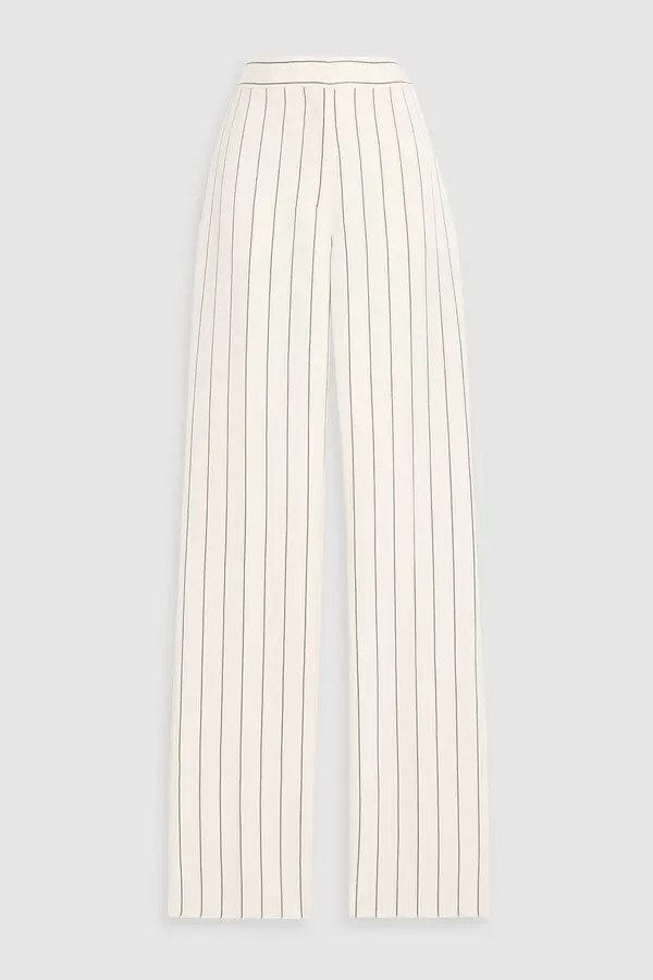 Stella McCartney Striped Jacquard Straight-leg Pants