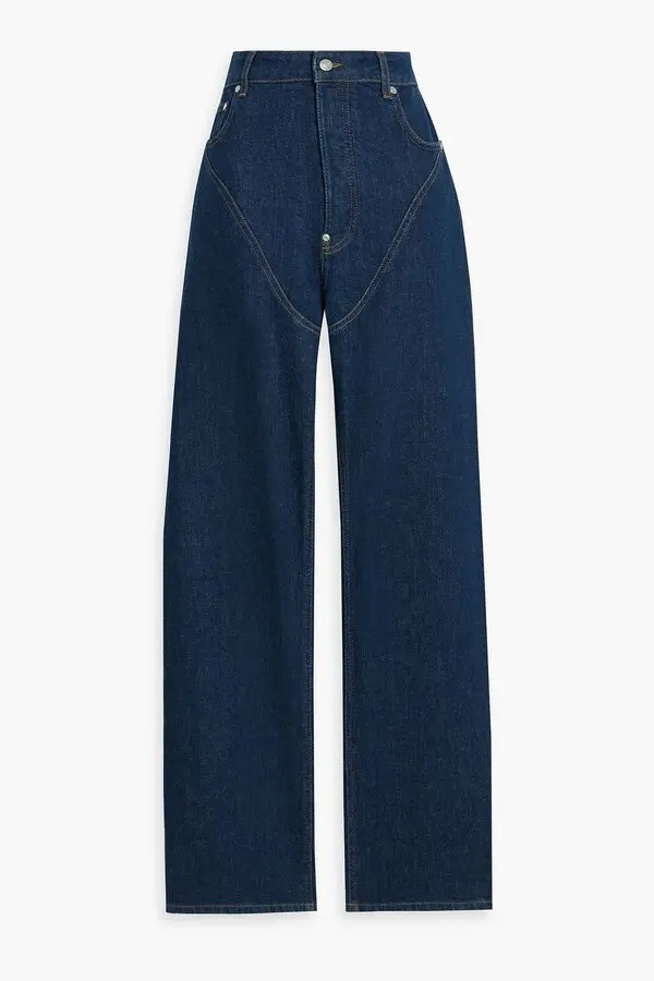 Stella McCartney Printed High-rise Straight-leg Jeans