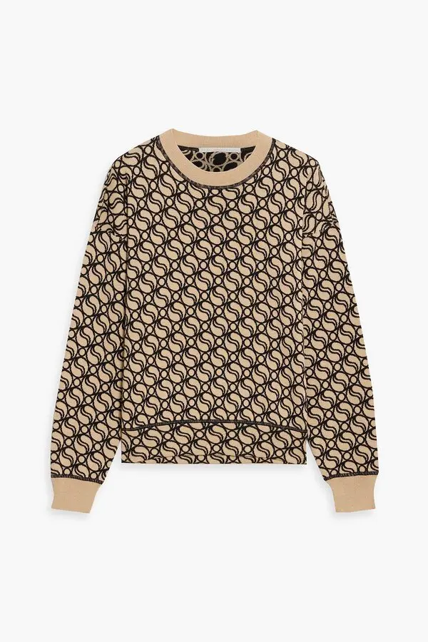 Stella McCartney Jacquard-knit Wool Sweater