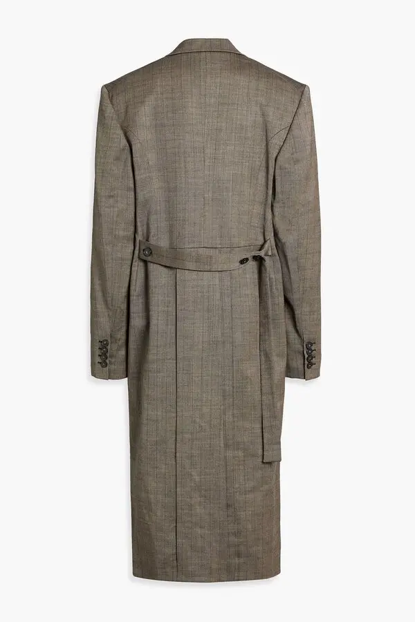 Stella McCartney Pinstriped Wool-blend Twill Coat