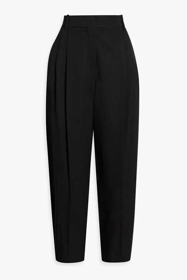Stella McCartney Dawson Cropped Wool-twill Tapered Pants