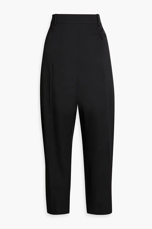 Stella McCartney Dawson Cropped Wool-twill Tapered Pants