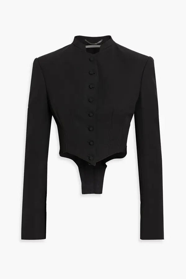 Stella McCartney Cropped Wool-twill Jacket