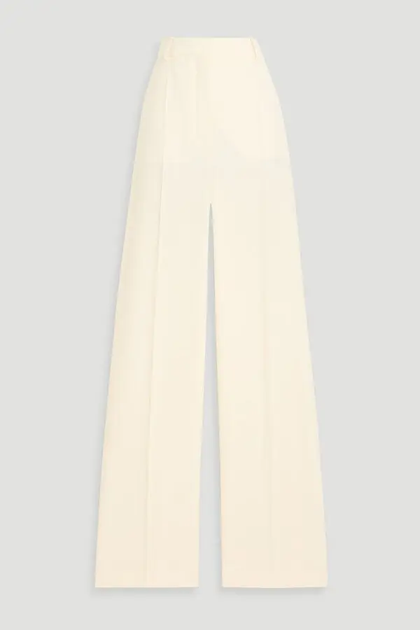 Stella McCartney Wool-crepe Wide-leg Pants