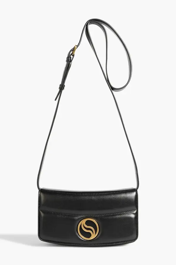 Stella McCartney Swave Quilted Crossbody Bag - Black
