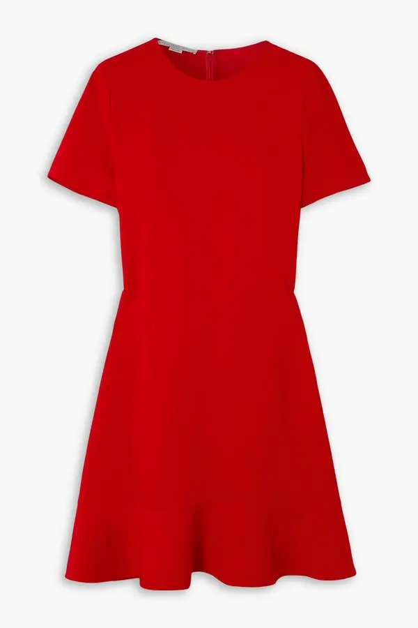 Stella McCartney Ruffled Cady Mini Dress