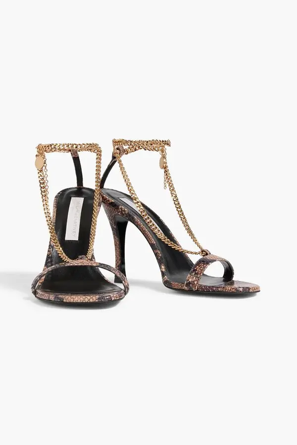 Stella McCartney Stella 100 Chain-embellished Sandals