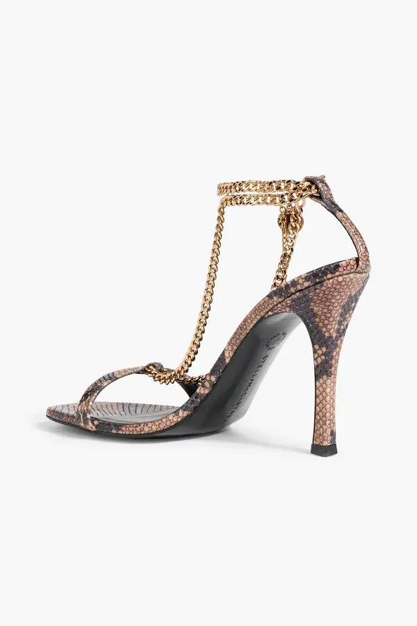 Stella McCartney Stella 100 Chain-embellished Sandals
