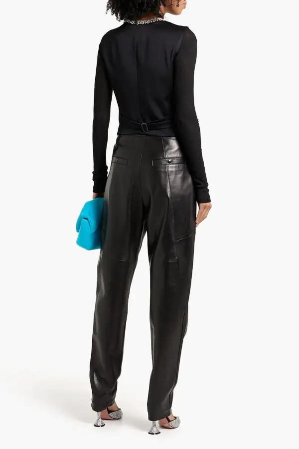 Stella McCartney Crystal-embellished Wool-twill Vest