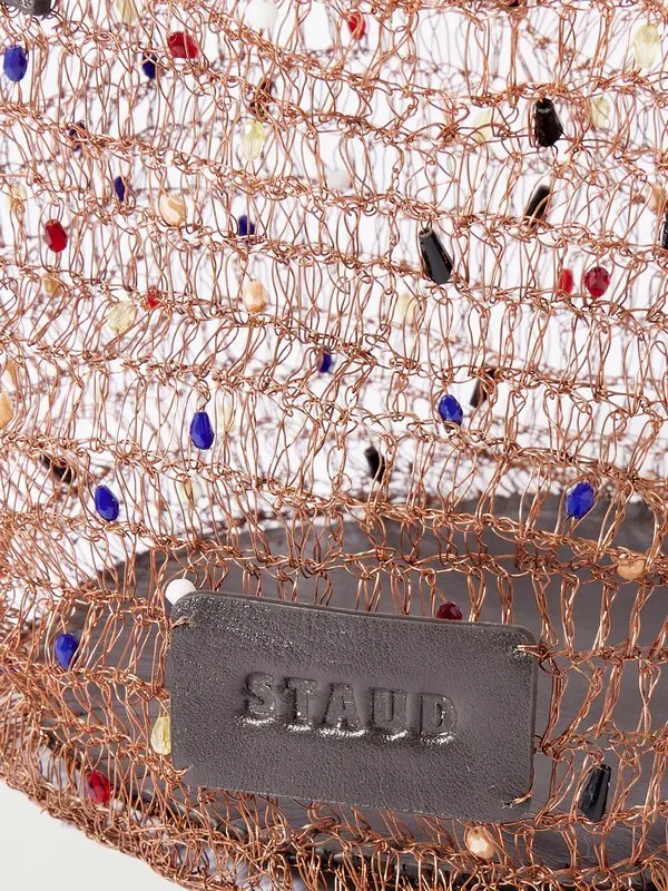 Staud Jewel Crocheted Bucket Bag