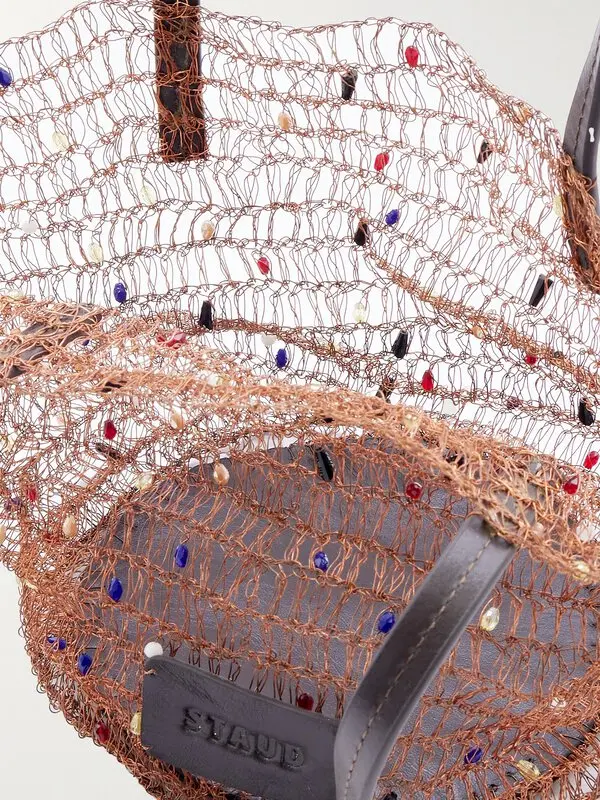 Staud Jewel Crocheted Bucket Bag
