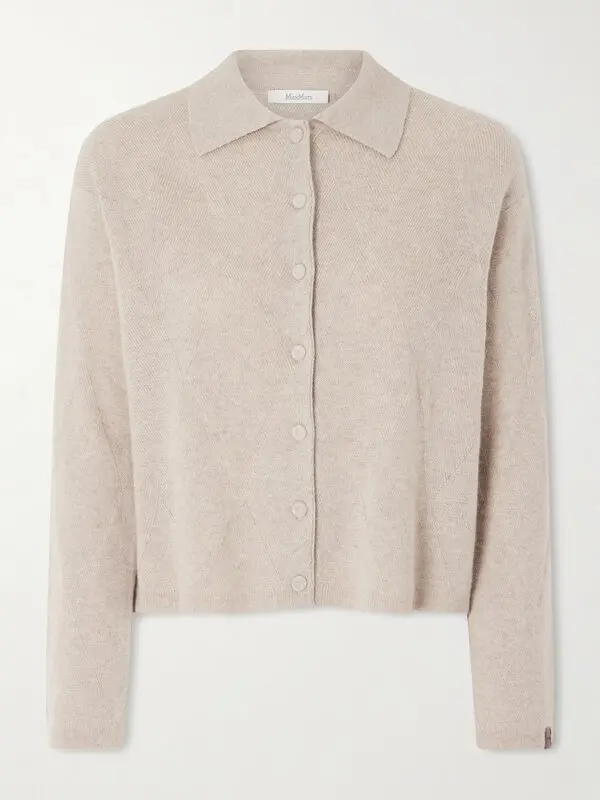 Max Mara Cashmere Cardigan - Neutrals