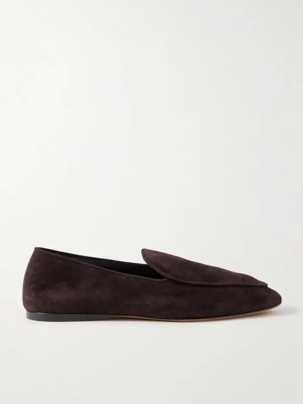 THE ROW Awar Suede Loafers