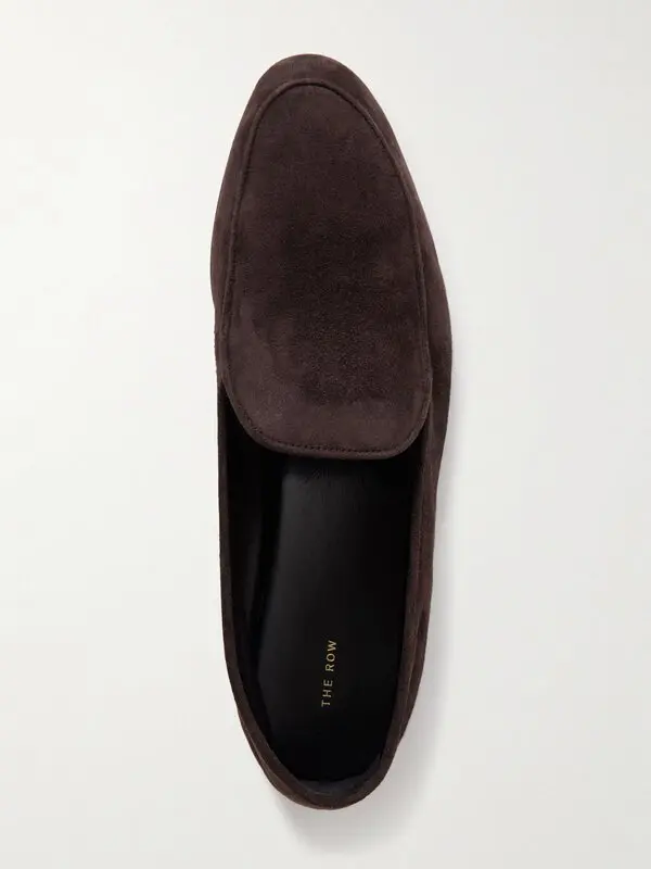 THE ROW Awar Suede Loafers