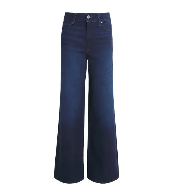 Paige Anessa Wide-leg Jeans - Blue
