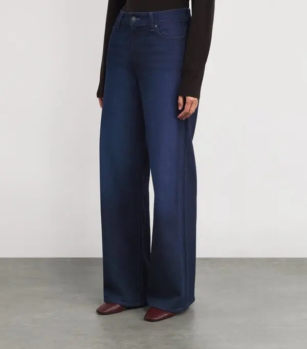 Paige Anessa Wide-leg Jeans - Blue
