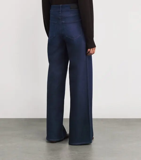 Paige Anessa Wide-leg Jeans - Blue