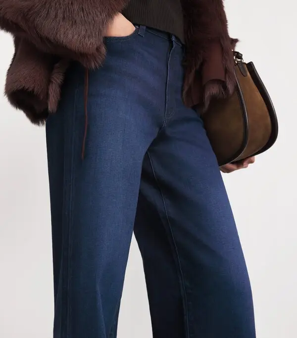 Paige Anessa Wide-leg Jeans - Blue