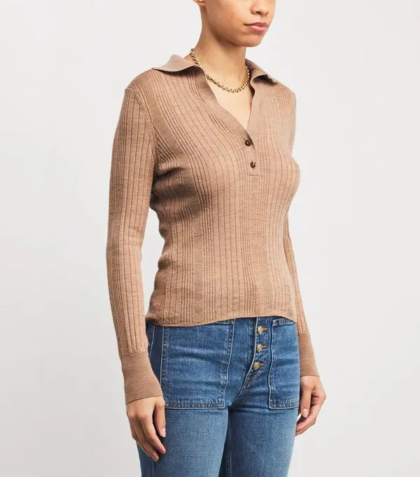 Veronica Beard Merino Wool Rouni Sweater - Brown