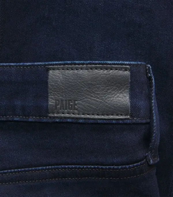 Paige Manhattan High-rise Bootcut Jeans - Navy