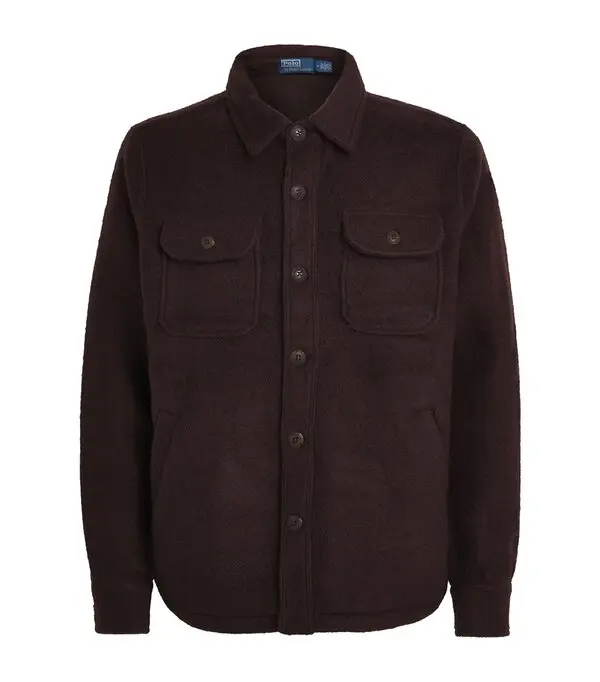 Polo Ralph Lauren Wool-blend Felt Overshirt