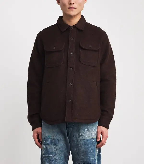 Polo Ralph Lauren Wool-blend Felt Overshirt