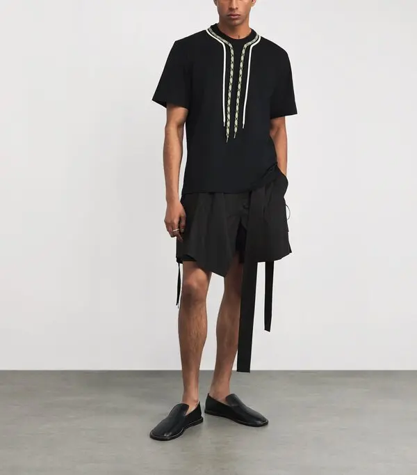 CRAIG GREEN Cotton Layered Shorts