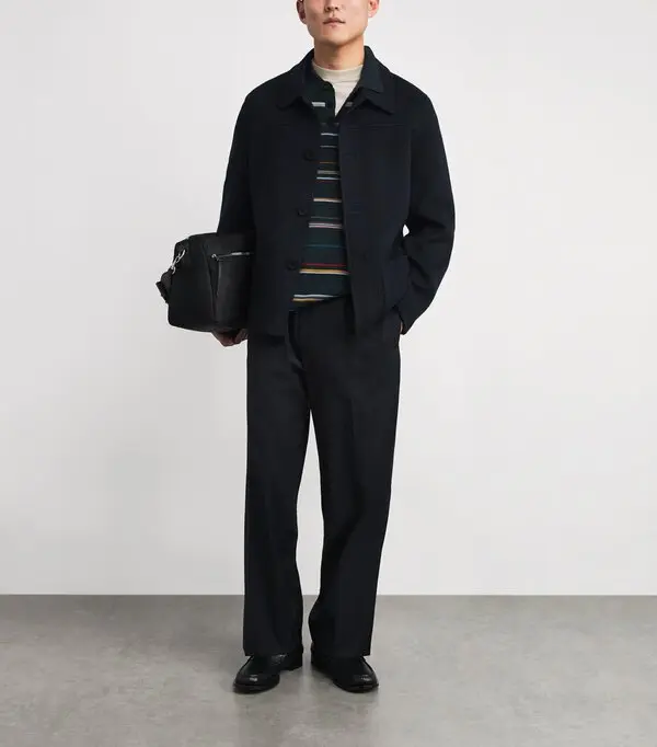 Sandro Double-face Wool Worker Jacket