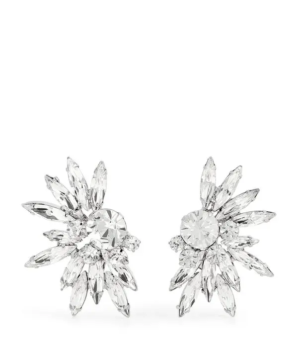 JENNIFER BEHR Crystal Shanti Earrings - Silver