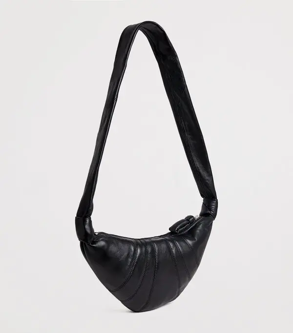 LEMAIRE Small Nappa Leather Croissant Cross-body Bag