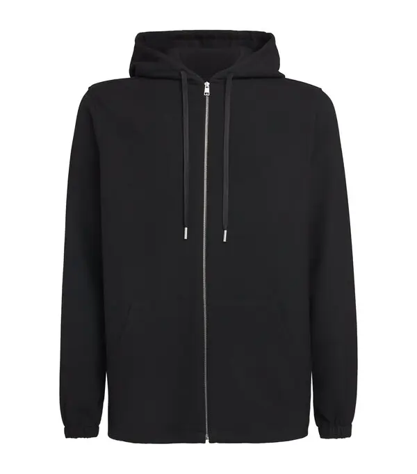 Sandro Zip-up Hoodie - Black