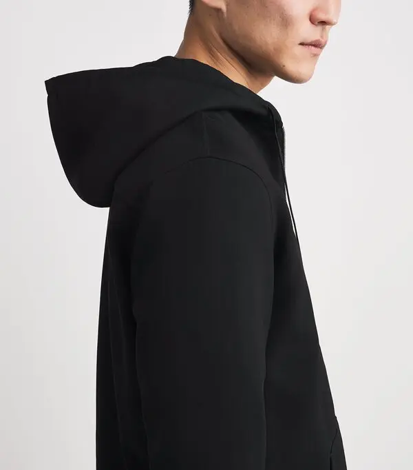 Sandro Zip-up Hoodie - Black