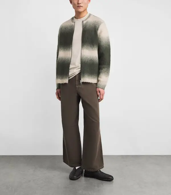 SAMSOE SAMSOE Safabio Wool-blend Zip Cardigan