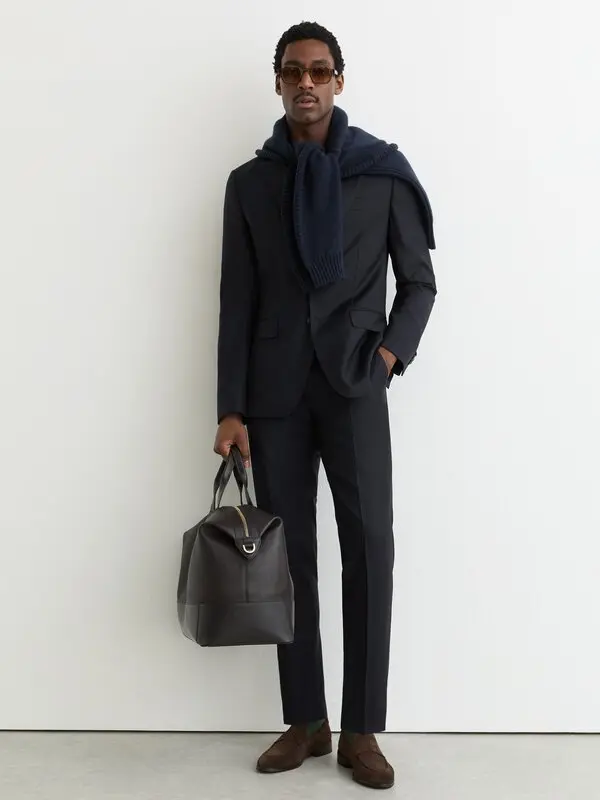 REISS Entrepreneur Classic Fit Italian Wool Suit Trousers