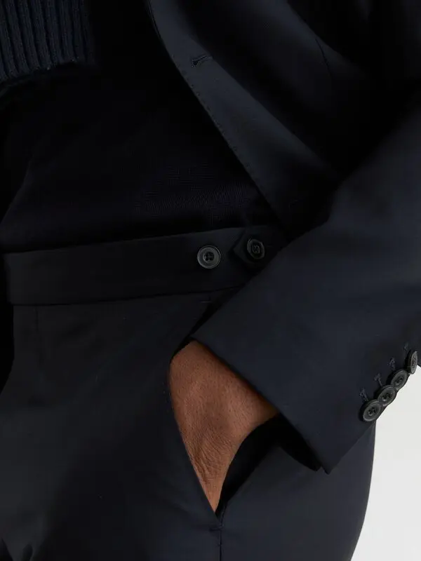 REISS Entrepreneur Classic Fit Italian Wool Suit Trousers