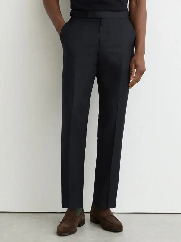 REISS Entrepreneur Classic Fit Italian Wool Suit Trousers