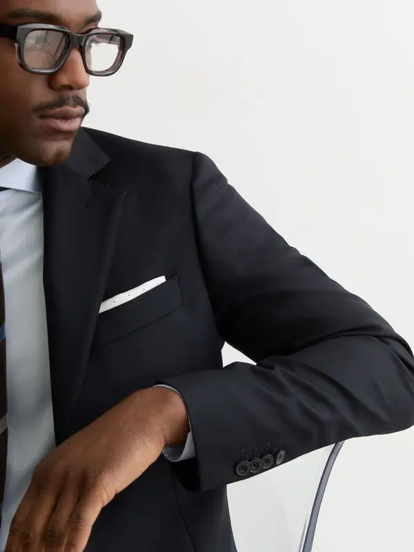 REISS Entrepreneur Classic Fit Italian Wool Single-breasted Suit Blazer