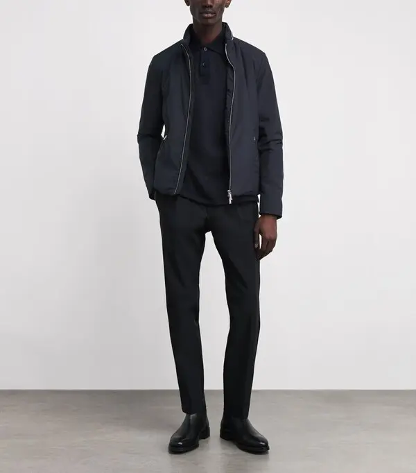MOORER Alcide Padded Jacket - Navy