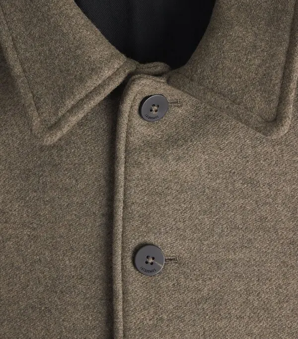 Jacquemus Wool Feltro Bomber Jacket - Green