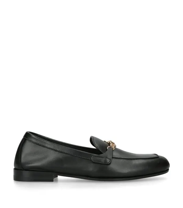 Versace Calfskin Medusa Loafers