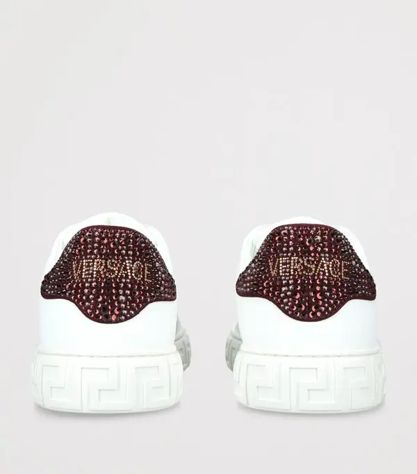 Versace Greca Embellished Sneakers