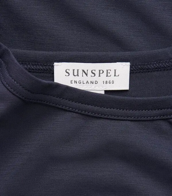 Sunspel Tencel Stretch T-shirt - Navy