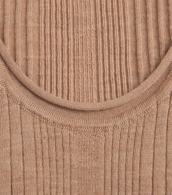 Veronica Beard Merino Wool Tank Top - Brown