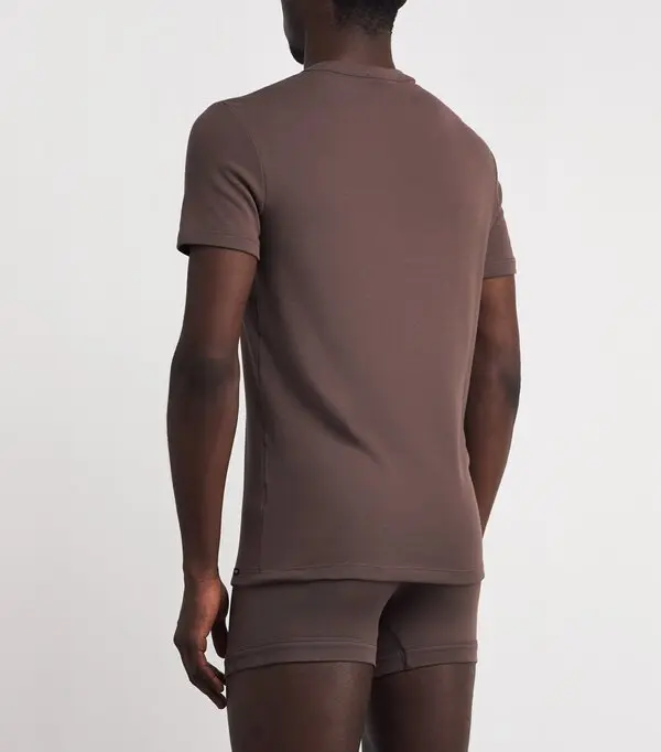 TOM FORD Stretch-cotton T-shirt - Beige