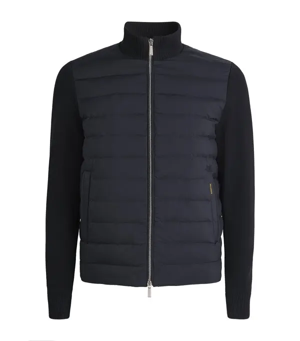 MOORER Duncan Hybrid Jacket - Navy