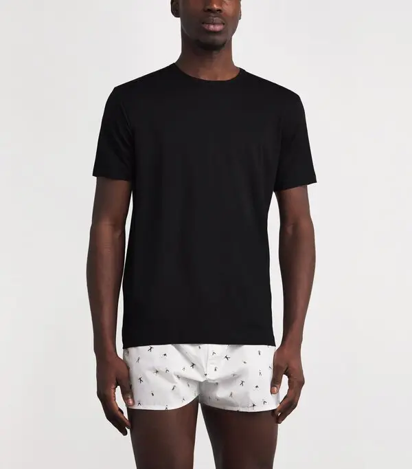 Sunspel Tencel Stretch T-shirt - Black
