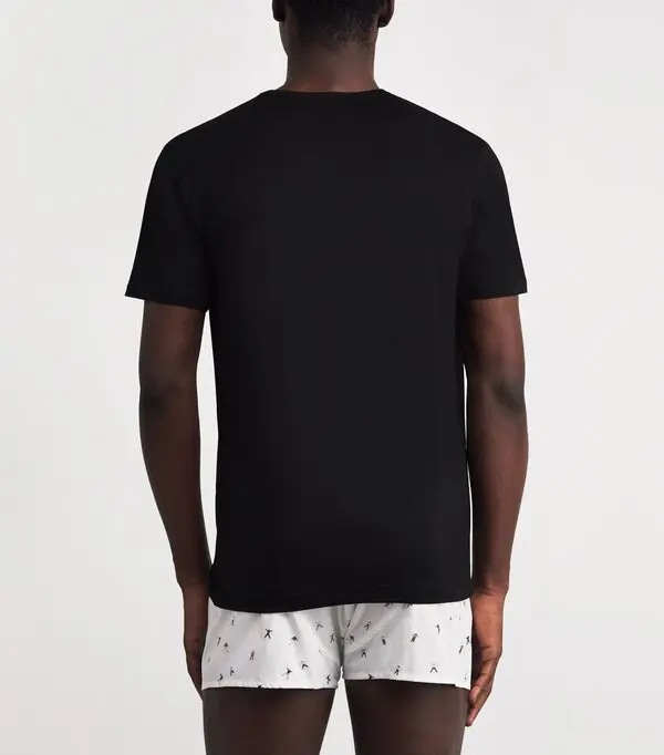 Sunspel Tencel Stretch T-shirt - Black
