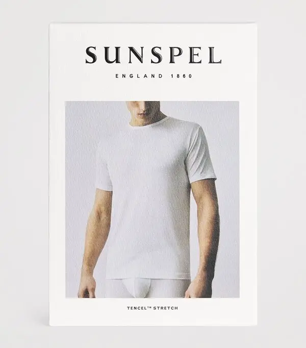 Sunspel Tencel Stretch T-shirt - Black
