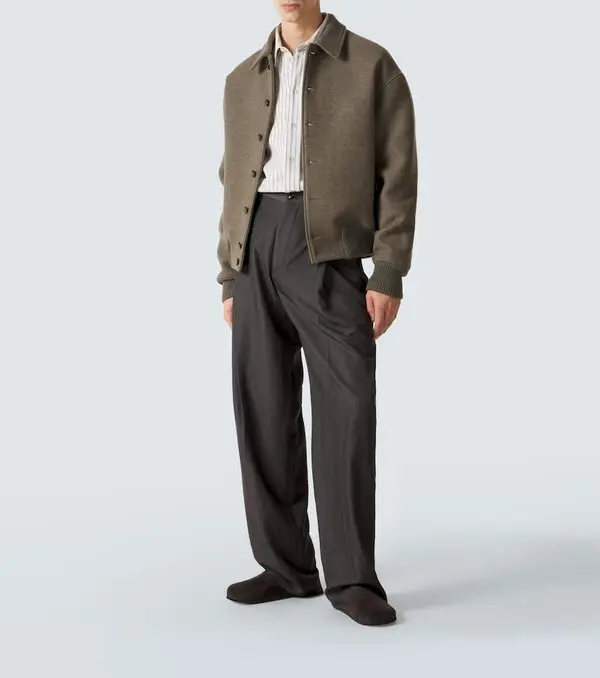 Jacquemus Virgin Wool Blouson Jacket