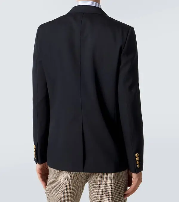 Valentino Garavani Double-breasted Virgin Wool Blazer